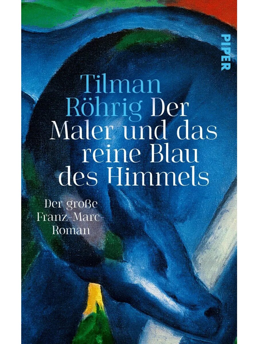Der Maler und das reine Blau des Himmels