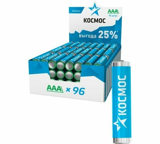 Элемент питания LR03 космос 278067 96 шт KOCLR03_96BOX