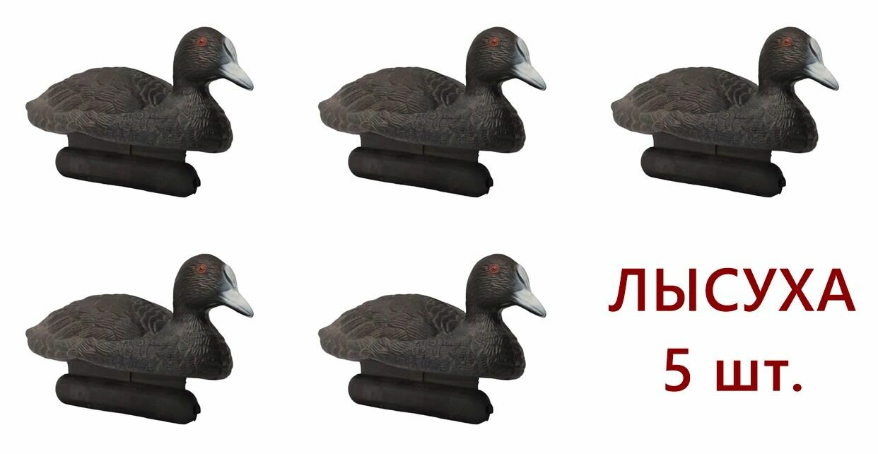 Муляж лысухи 5 штук