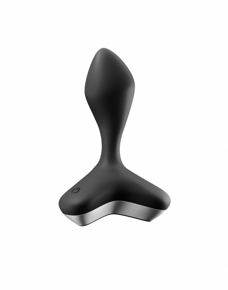 Анальная пробка с вибрацией Game Changer - 11,5 см, Satisfyer, черный