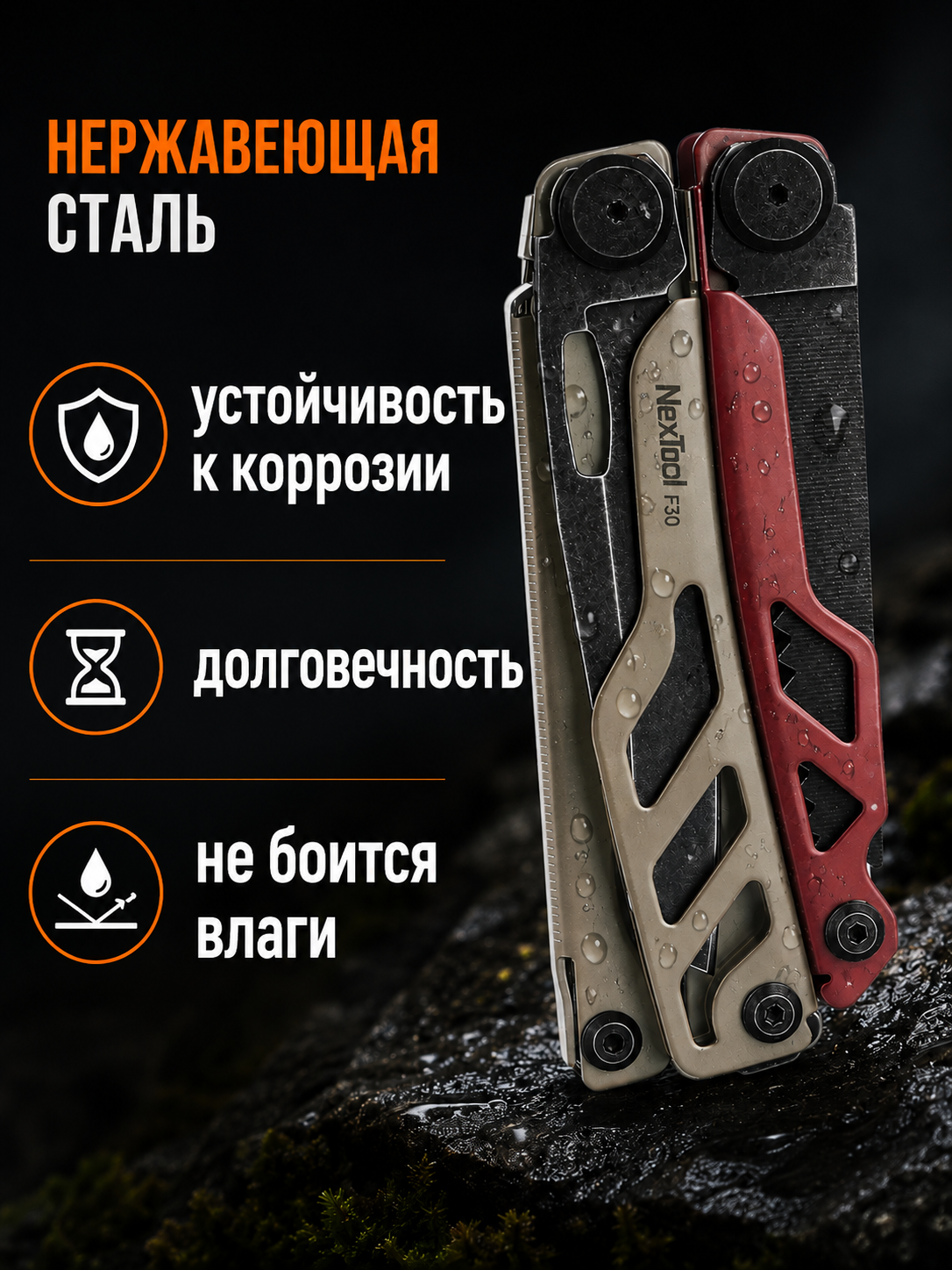 Мультитул NexTool Flagship F30 Pro NE20203A — фото 1