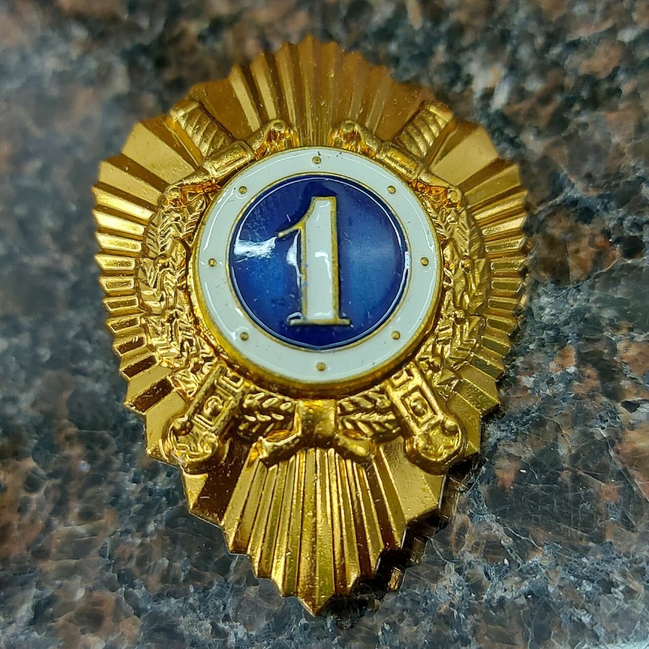 Знак нагрудный классность рядовой состав МВД 1 класс