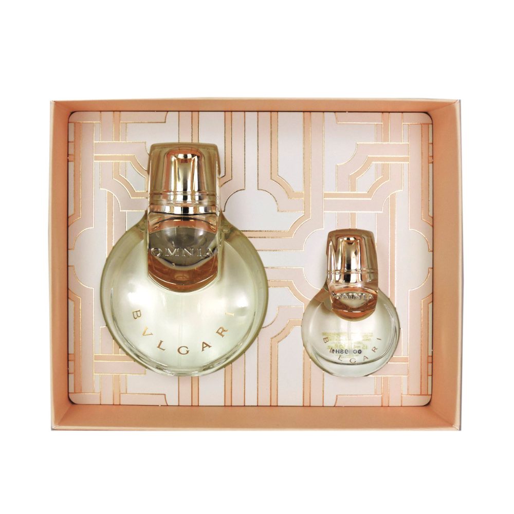 Bvlgari Omnia Crystalline Set 100 мл + 15 мл туалетная вода женская, цветочные