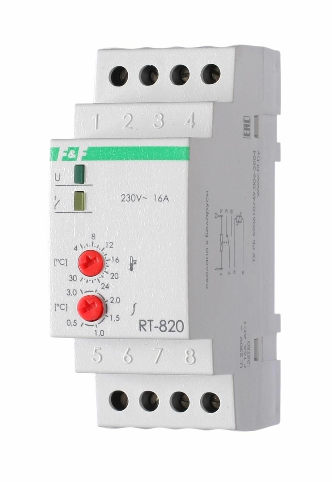 Реле контроля температуры rt-820