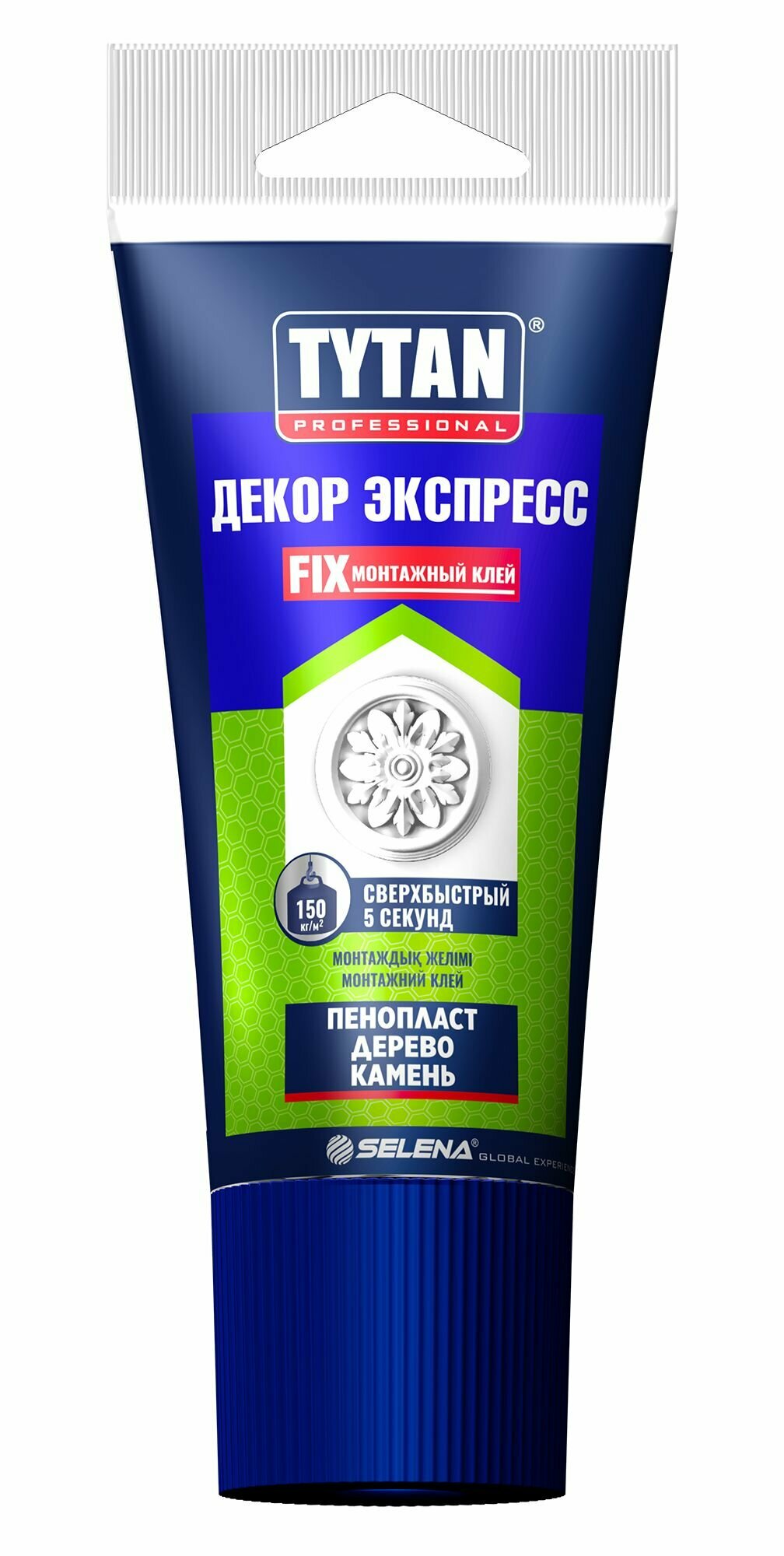 Монтажный клей Tytan Professional Декор Экспресс (пенопласт, дерево, камень) супер-белый 210мл
