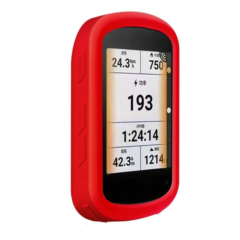 Чехол-накладка из силикона для GPS-компьютера Edge 840, красный