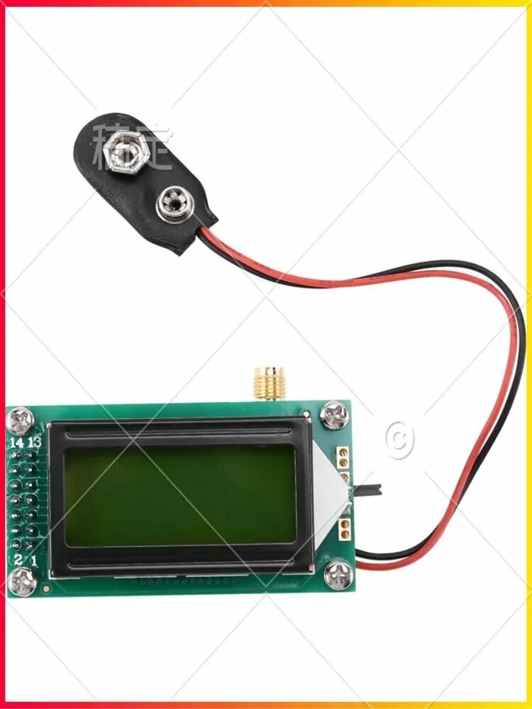 Diy высокая точность и чувствительность 1-500 МГц частотомер модуль счетчика тестер Гц измерительный ЖК-дисплей