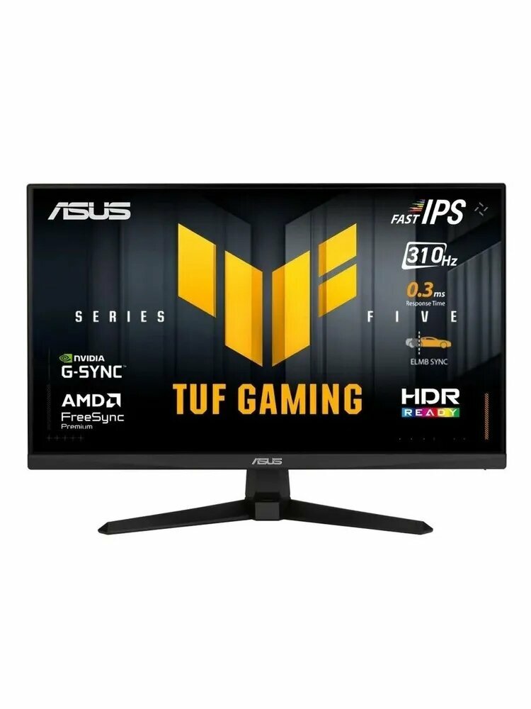 ASUS 24.5" Монитор TUF GAMING VG259QMR5A, черный, черный матовый