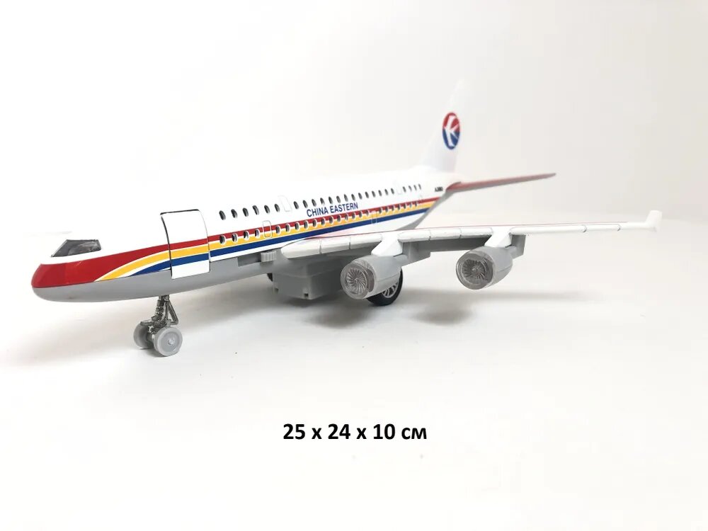 Игрушечный самолет China Eastern Airlines A380, модель авиалайнера, металл — фото 1