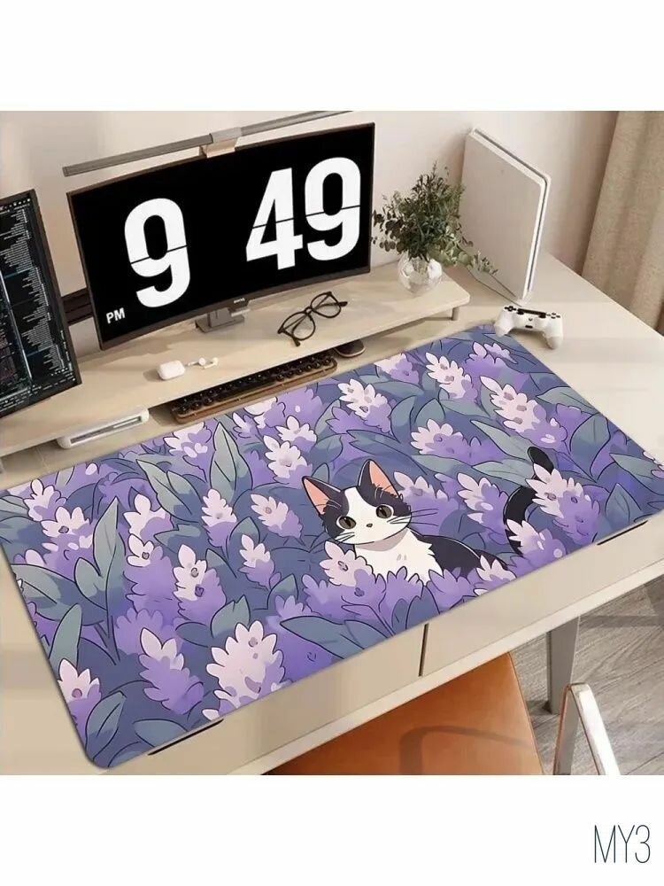 Коврик для мышки, XL, сиреневый