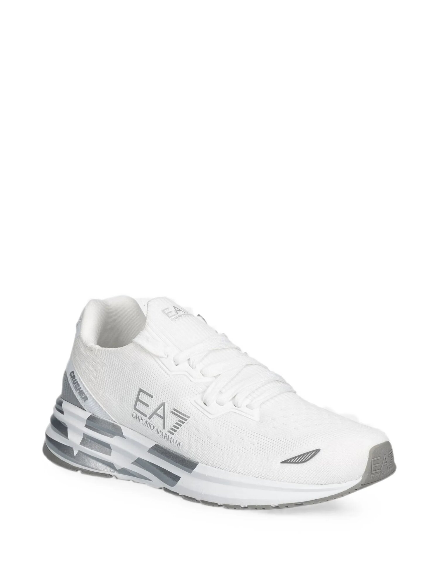 Кроссовки EA7 EMPORIO ARMANI Crusher Distance, размер 4.5, бежевый/белый — фото 1