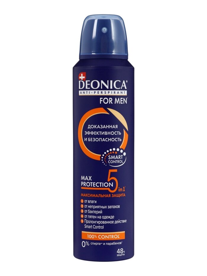 Антиперспирант DEONICA FOR MEN 5Protection, 150 мл