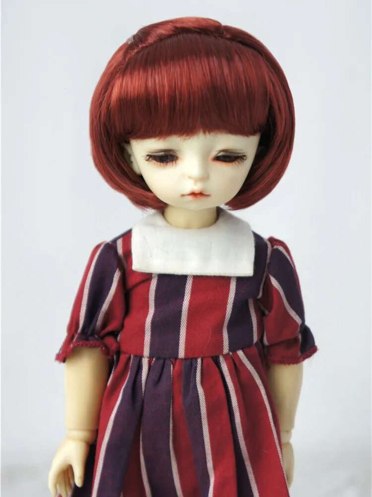 Парик YOSD Lati желтый короткий 1/8 Wine red SM55, 5-6inch 13-15cm
