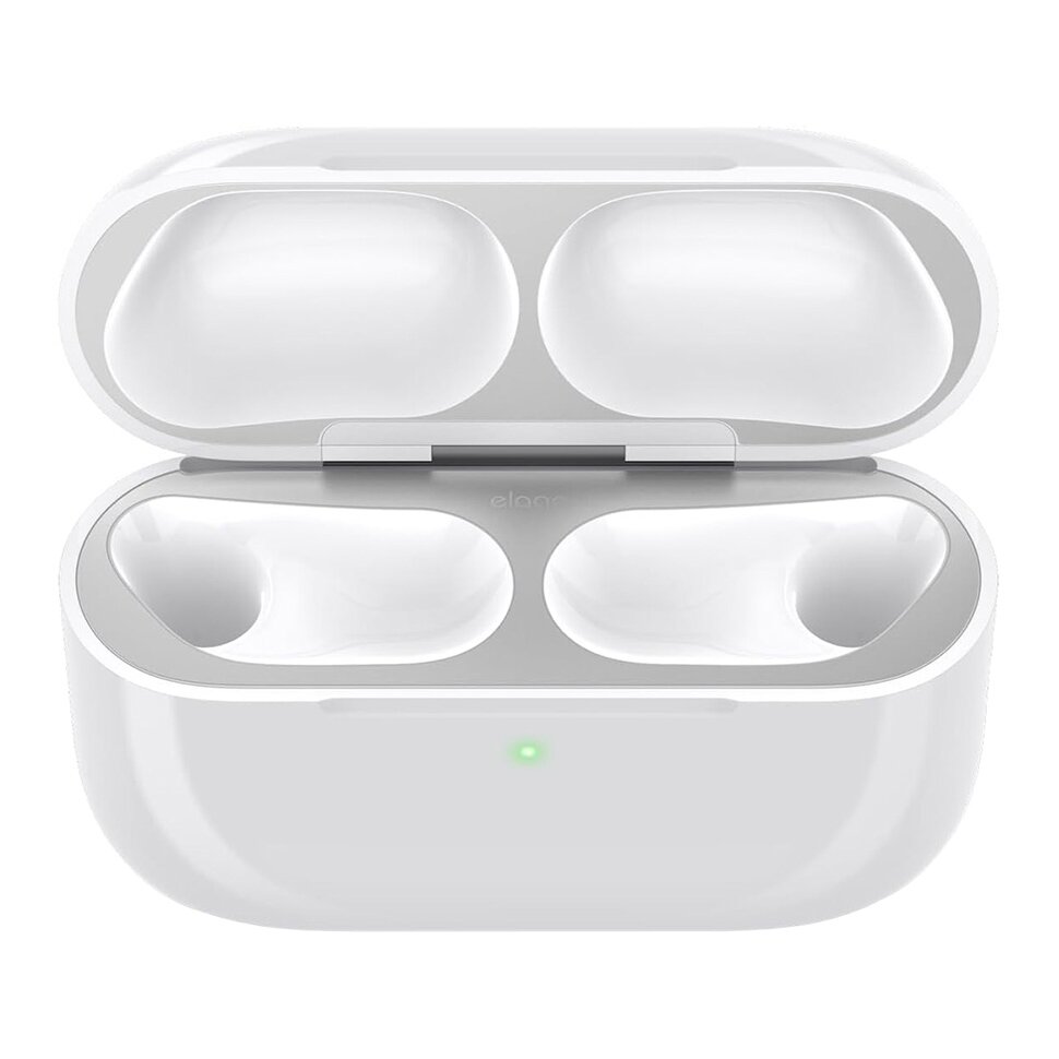 Elago защитная пластина для кейса Airpods Pro 3, Dust Guard Dark, Silver (2 шт)