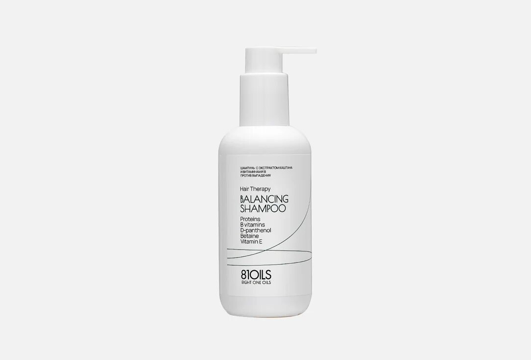 81Oils Balancing shampoo with B vitamins against hair loss Балансирующий шампунь против выпадения волос 200 мл
