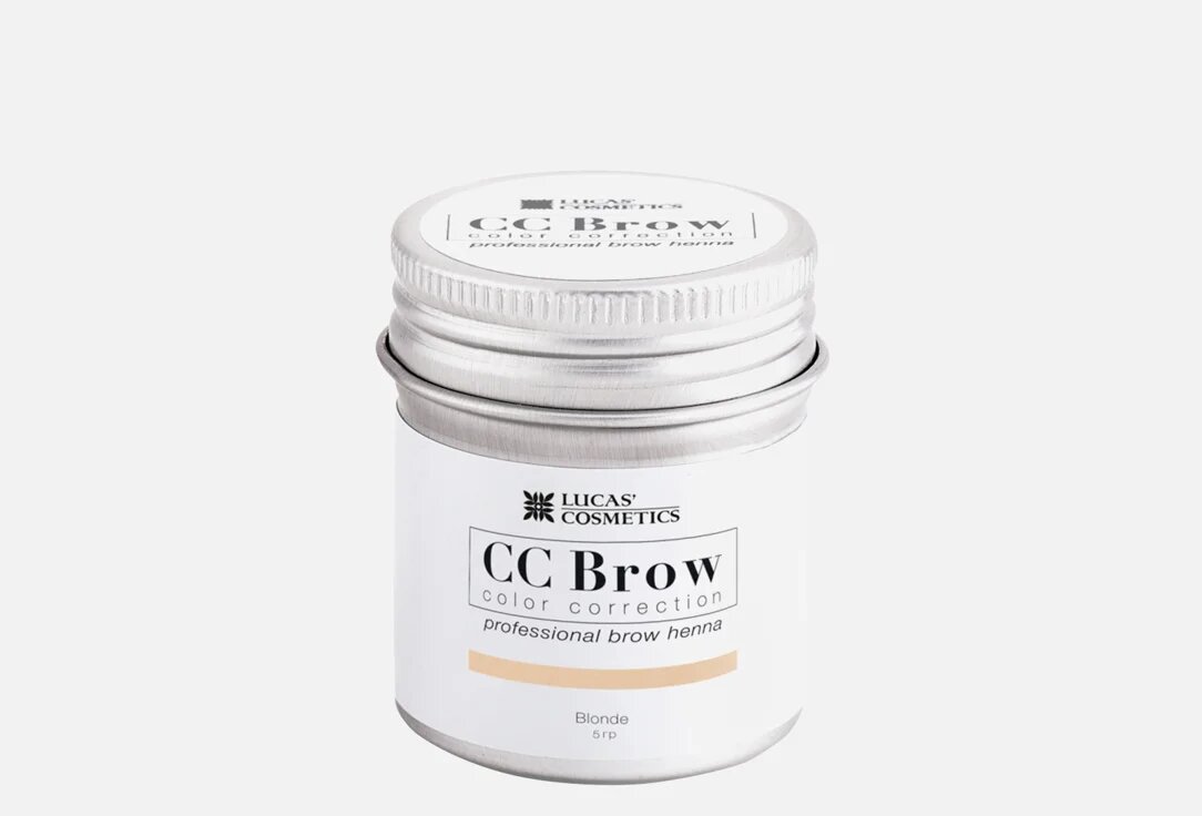 Lucas' Cosmetics CC Brow Хна для бровей в баночке 5 г blonde