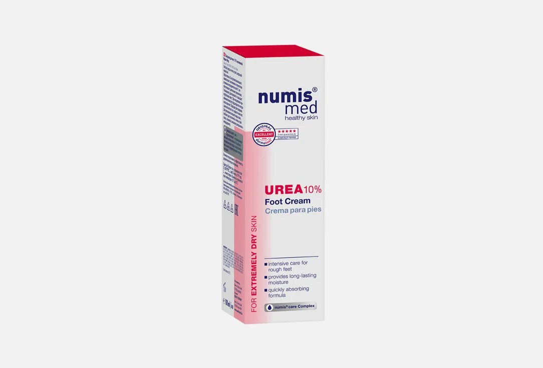 Numis med Foot Cream UREA 10% Крем для ног 100мл
