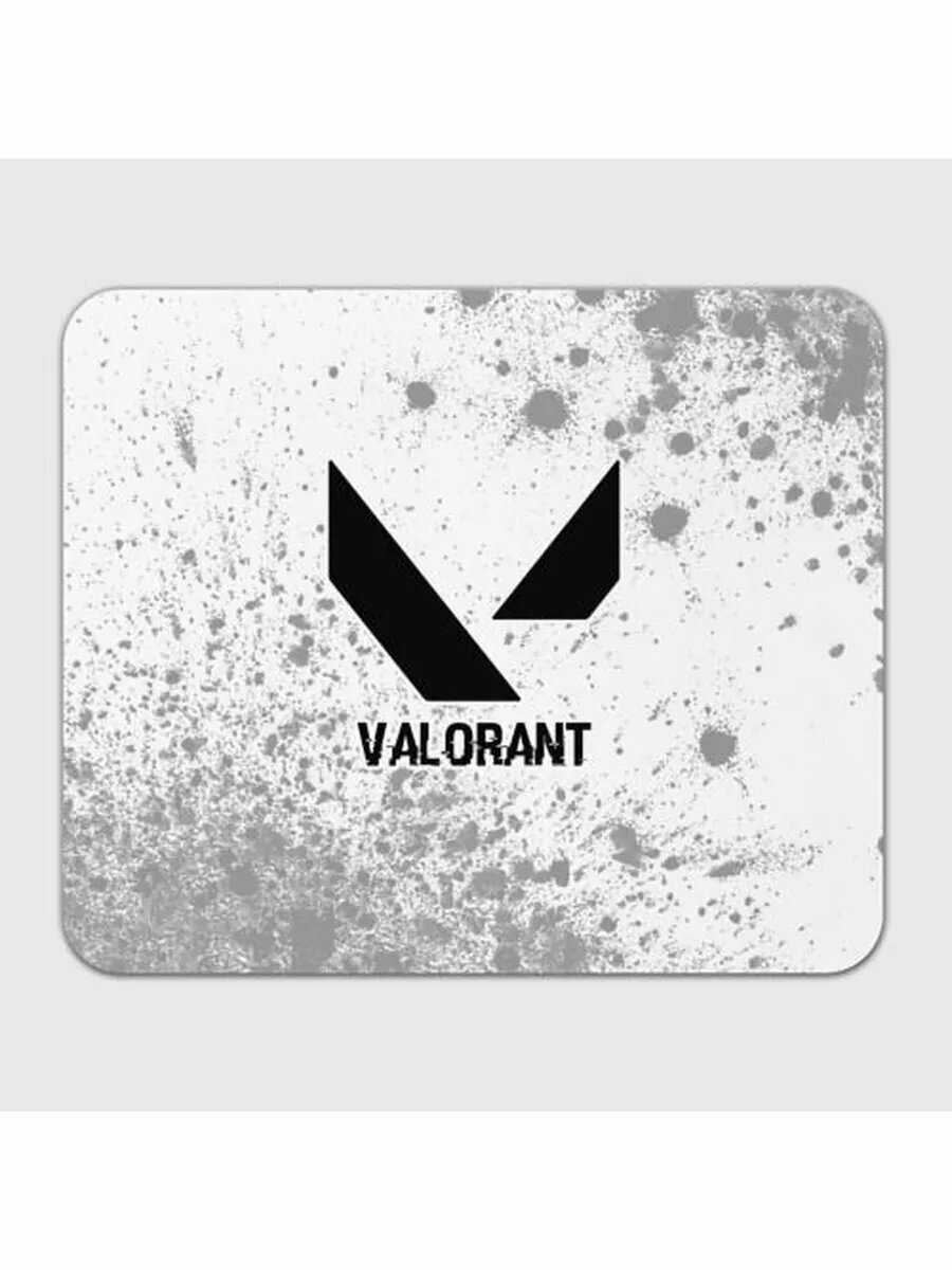 Valorant glitch на светлом фоне Коврик