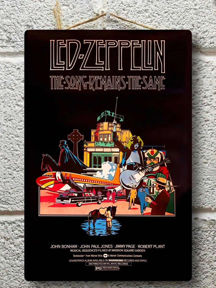 Постер "Led Zeppelin", 30 см х 20 см