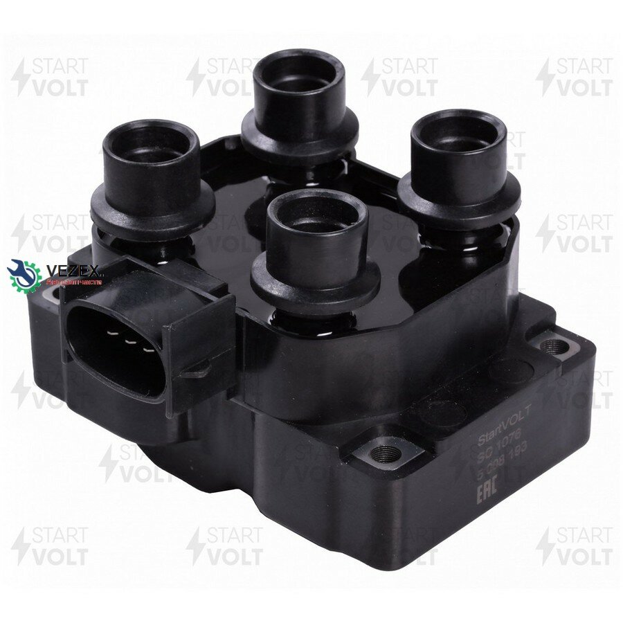 STARTVOLT SC1076 Катушка зажигания для а/м Ford Mondeo II (94-) 1.6i-2.0i (SC 1076)