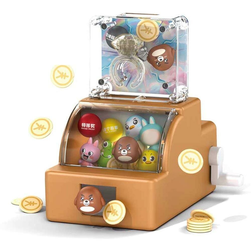 Мини-аркада с краном для игрушек, развивающая игра для детей без батареек