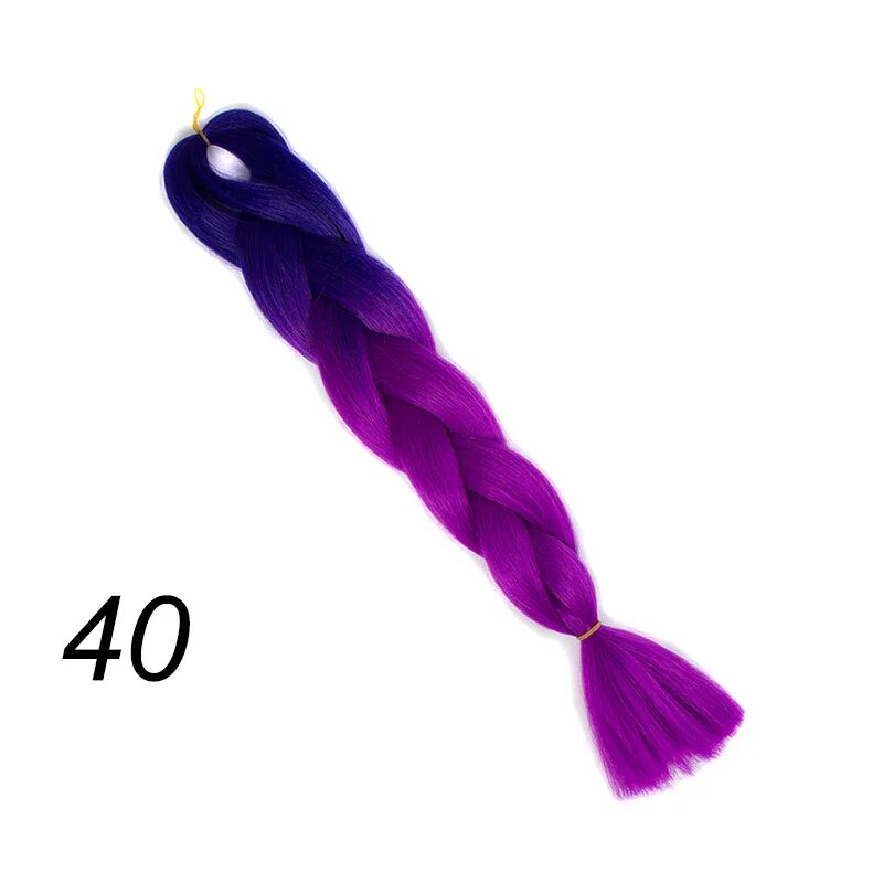 Синтетические косички QP Hair канекалон 24 дюйма омбре 100 г # серый