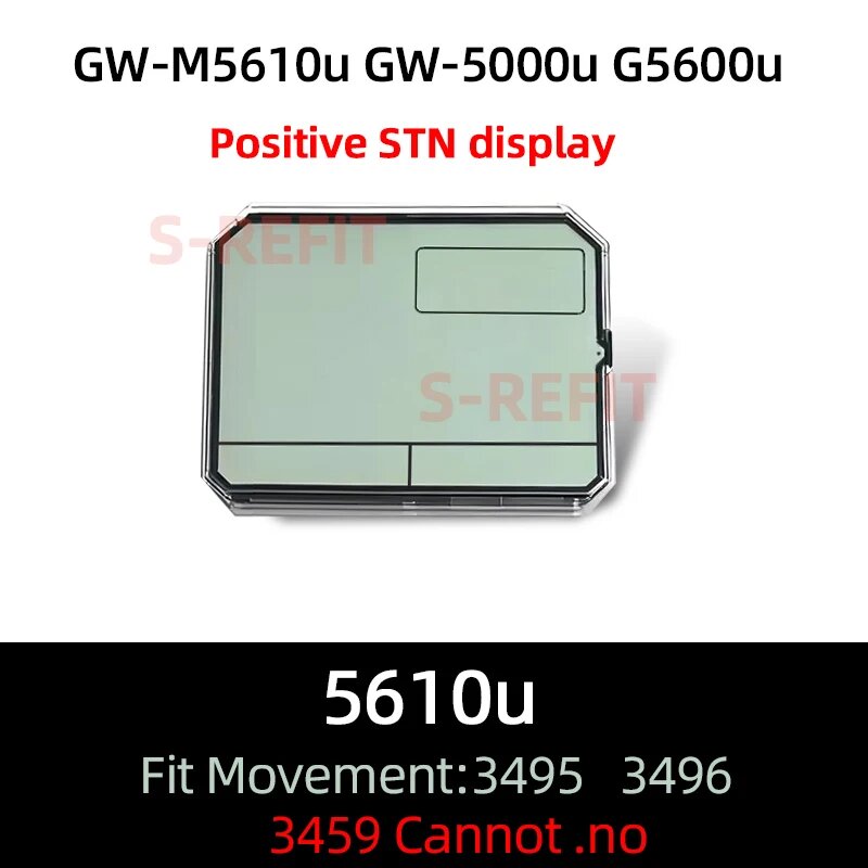 Дисплей STN для Casio GW-M5610 GW-5000 G5600 5610U