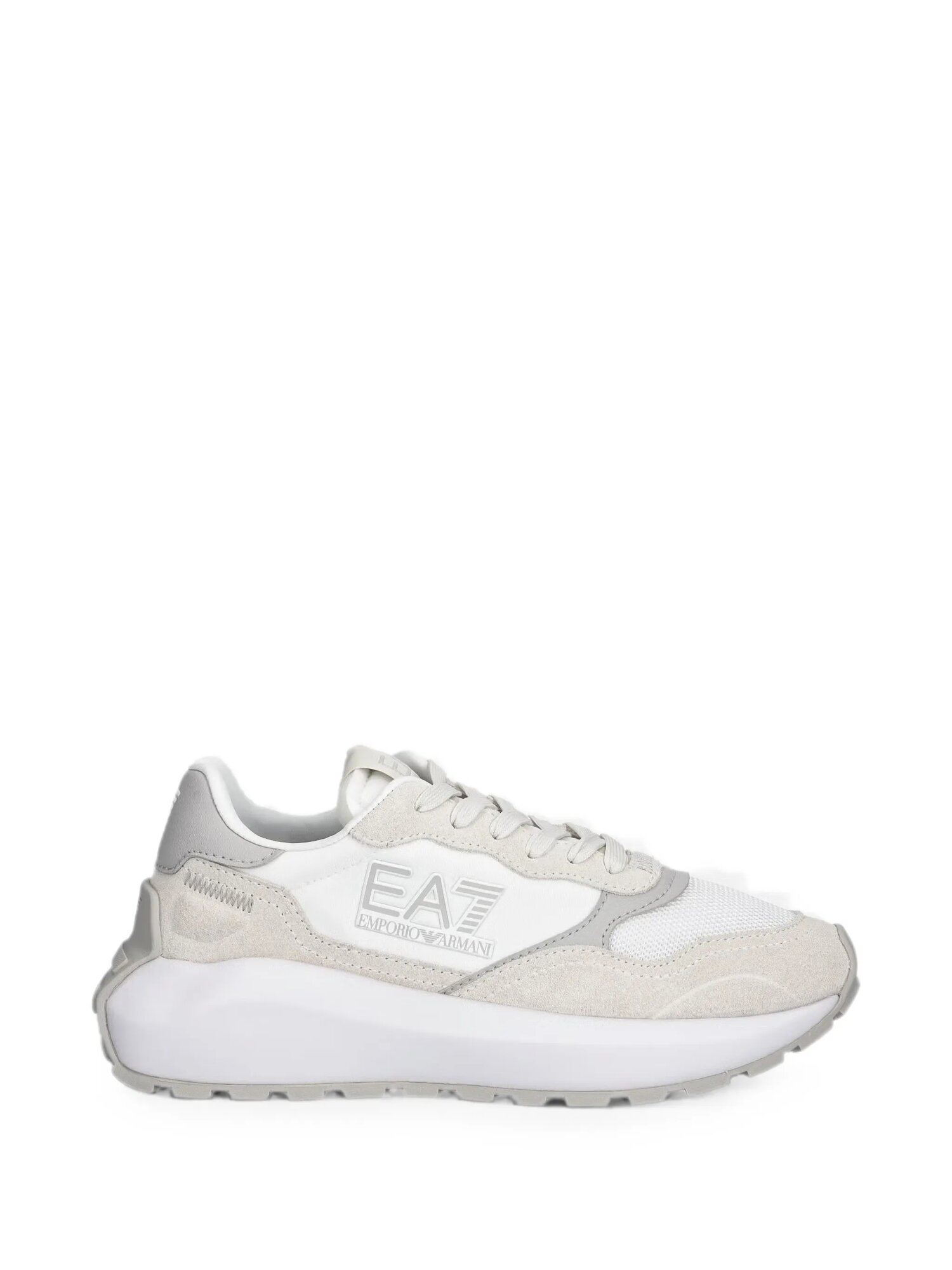 Кроссовки Logo-patch panelled sneakers