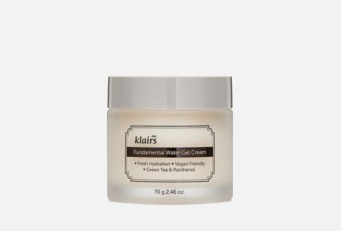 Dear, klairs Fundamental Water Gel Cream Гель для лица 70г
