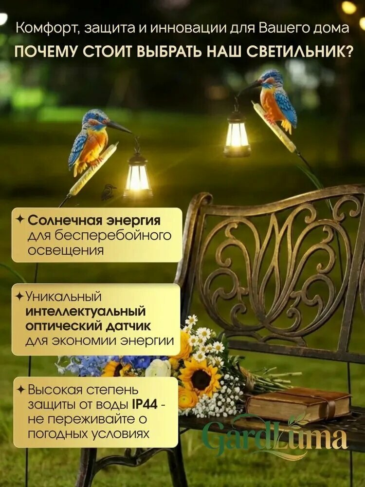 GardLuma Уличный светильник, LED, количество ламп:1шт