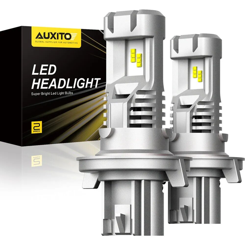 Лампа автомобильная H13 AUXITO LED для фар головного света 2 шт. M3H13