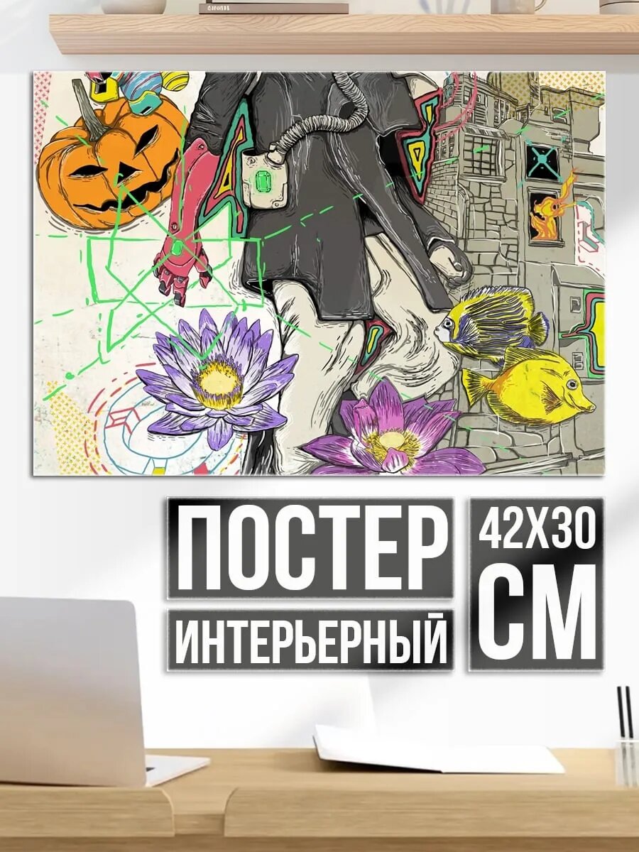 Плакат постер Стимпанк персонаж