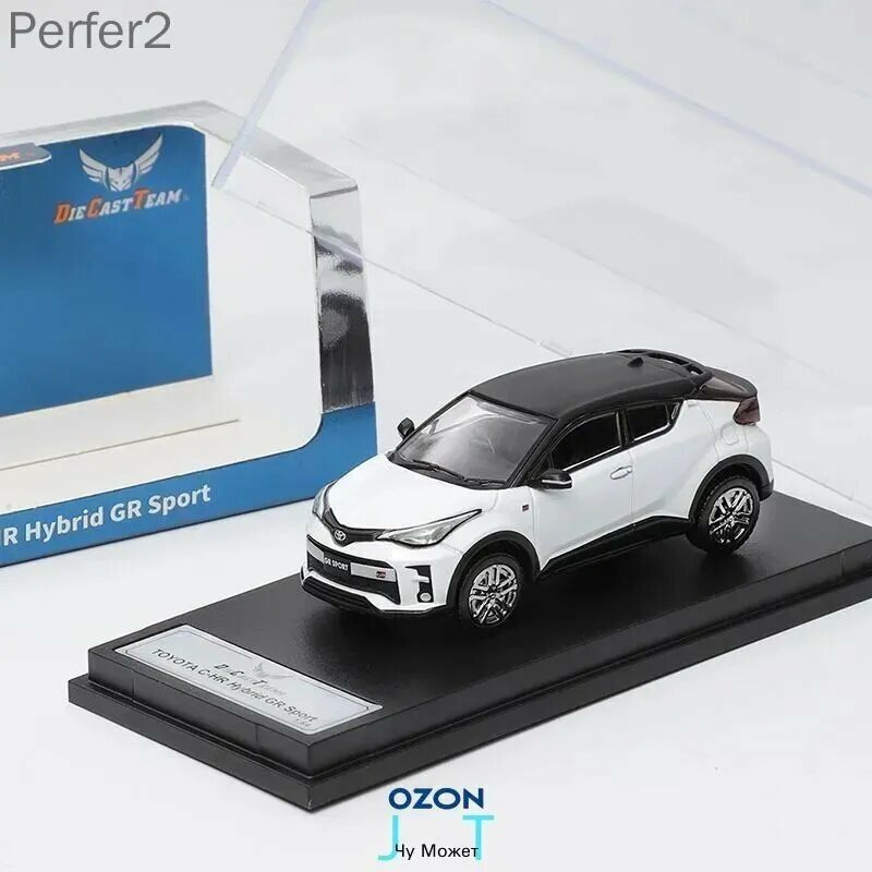 Миниатюрная модель автомобиля из литого металла Тойота CH-R модель автомобиля Игрушки 1:64 Toyota CH-R