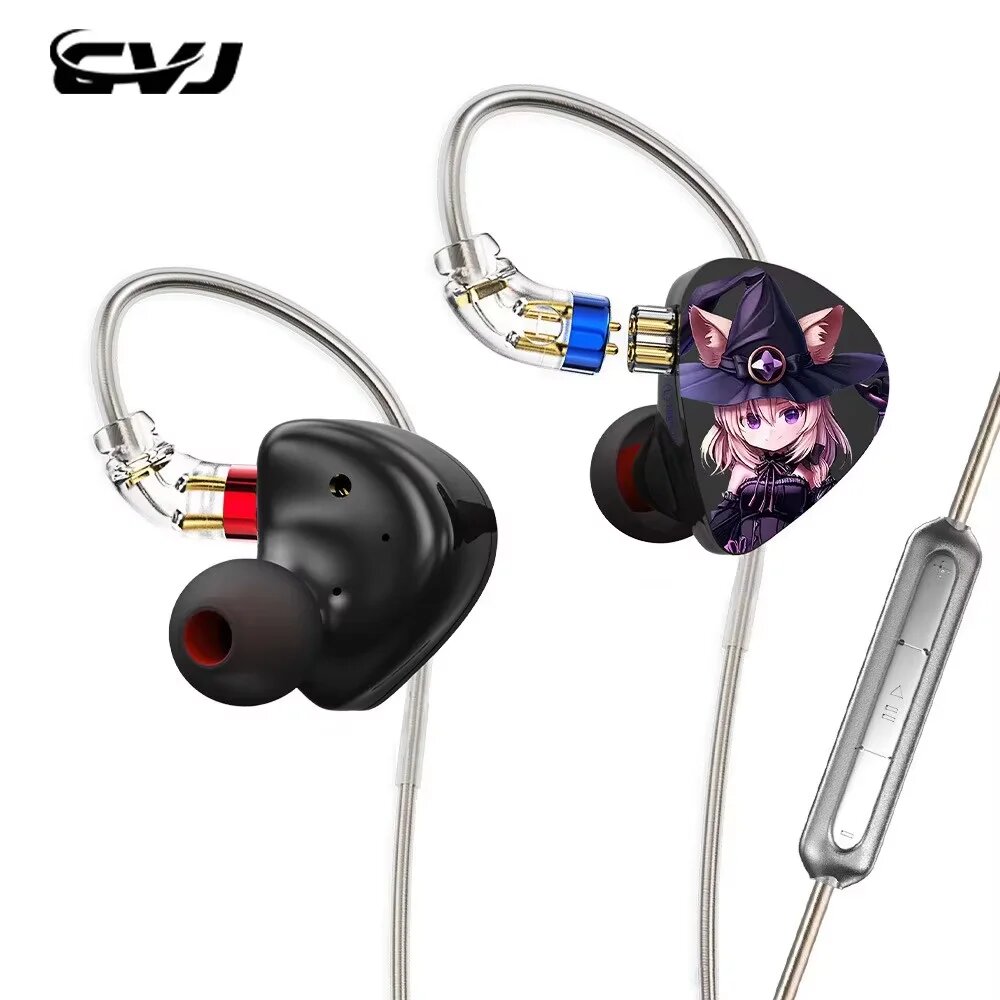 Наушники CVJ Nightelf 3 DD с микрофоном