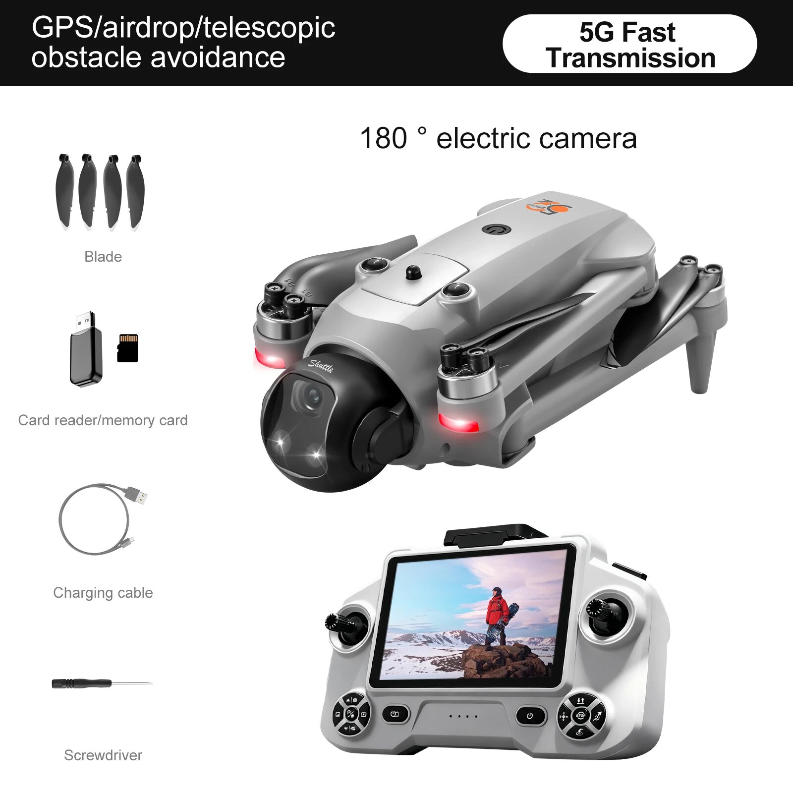 Мини- дрон NEW YL059 с 8K HD-камерой, складывающийся квадрокоптер, 5G WiFi FPV, удержание высоты, безголовый режим, одноклавирный возврат, радиоуправляемый дрон, игрушки, подарки