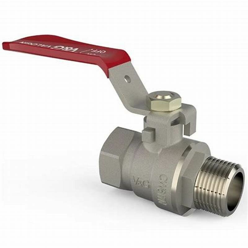 Кран шаровой V&G Optima, внутренняя/наружная, 1½" (рычаг)