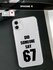 Чехол на Apple iPhone 11 / Айфон 11 с принтом Напись: Кто-то сказал 67, прозрачн...