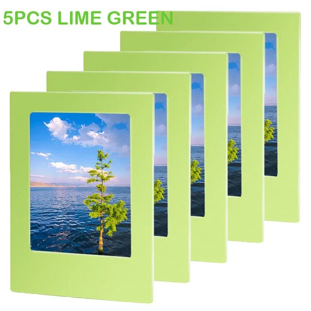 Магнитные фоторамки FUJIFILM 3 дюйма для Instax Mini Зеленый, 5 Pcs Frames