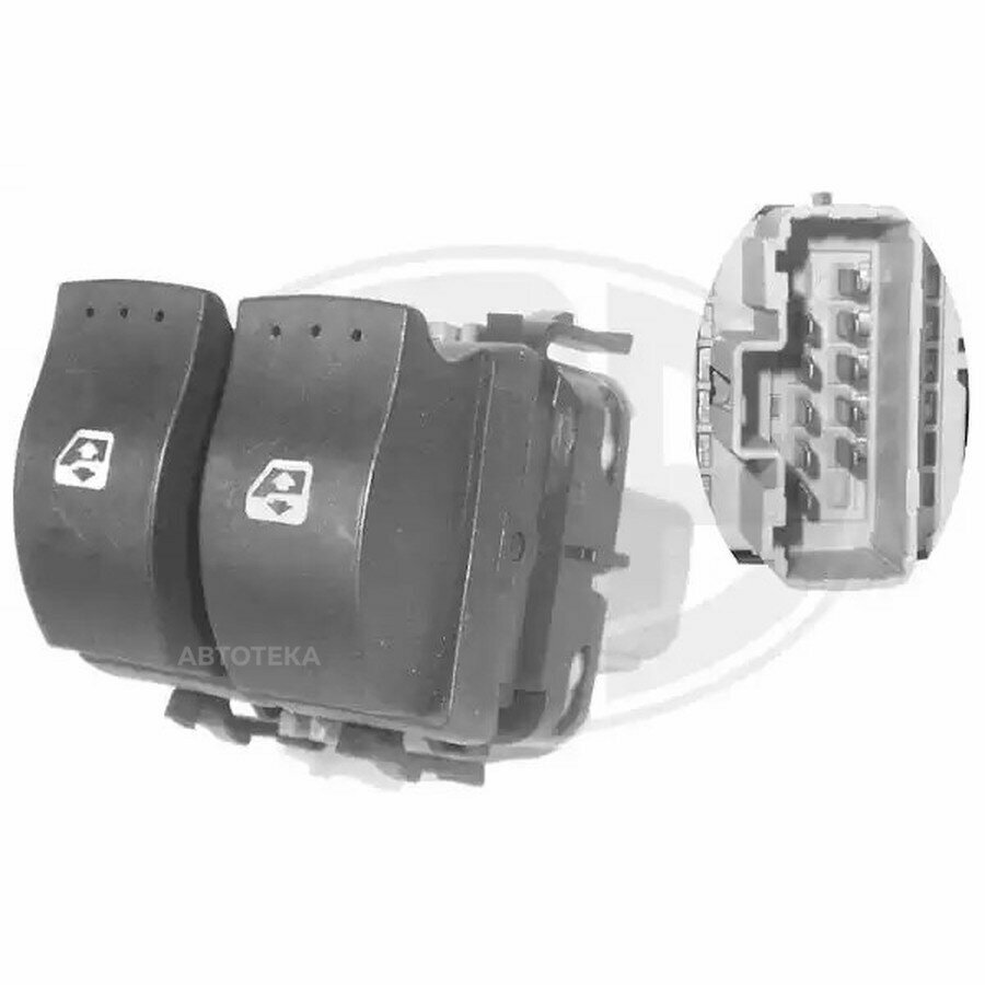 Кнопка стеклоподъемника RENAULT MEGANE II левая ERA 662450