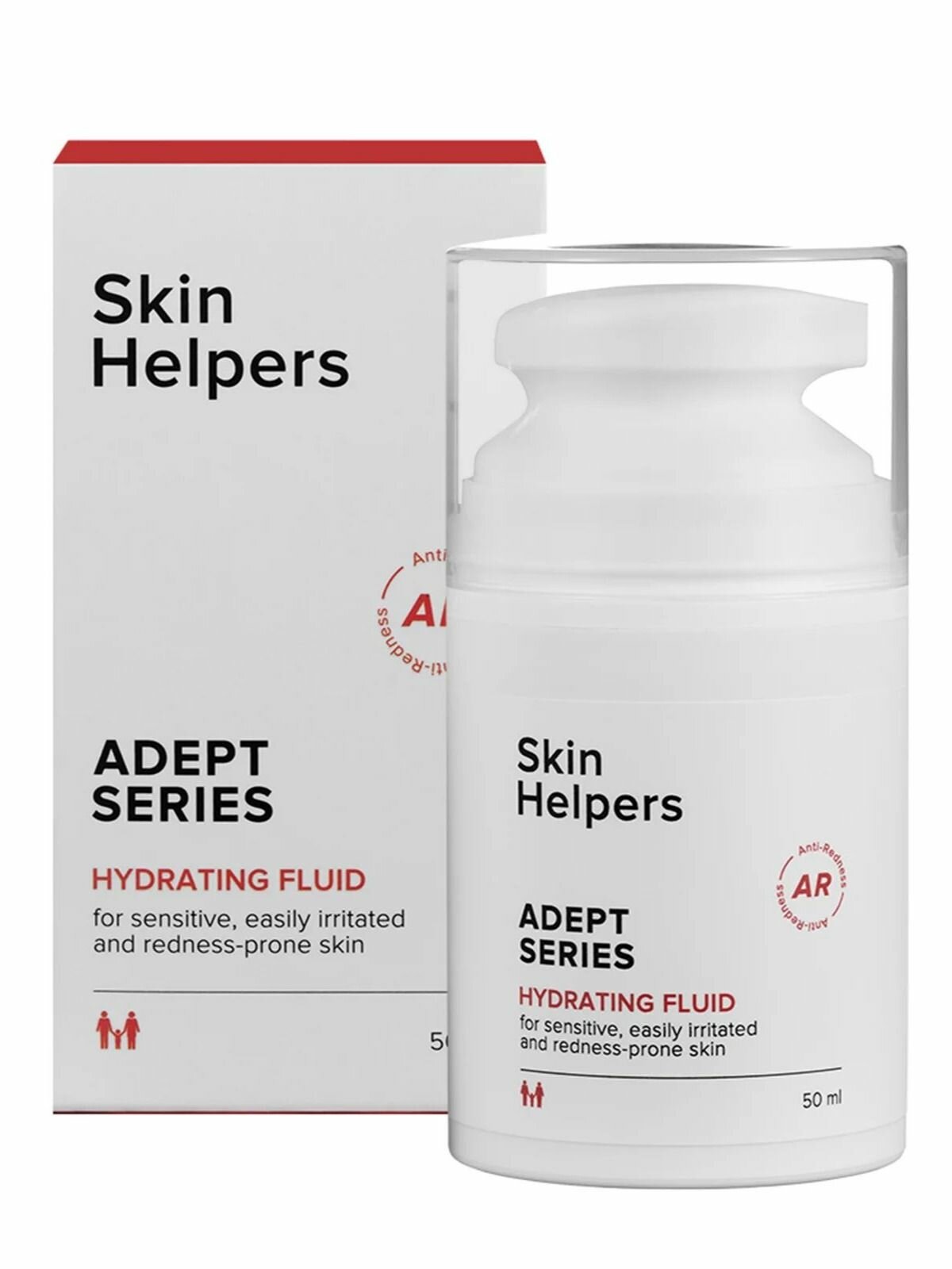 Skin Helpers Увлажняющий флюид для лица, восстанавливает защитный барьер кожи, 50 мл