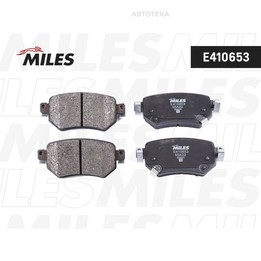 Колодки тормозные задние (Смесь Low-Metallic)MAZDA 6 12- (TRW GDB3632) E410653 MILES E410653
