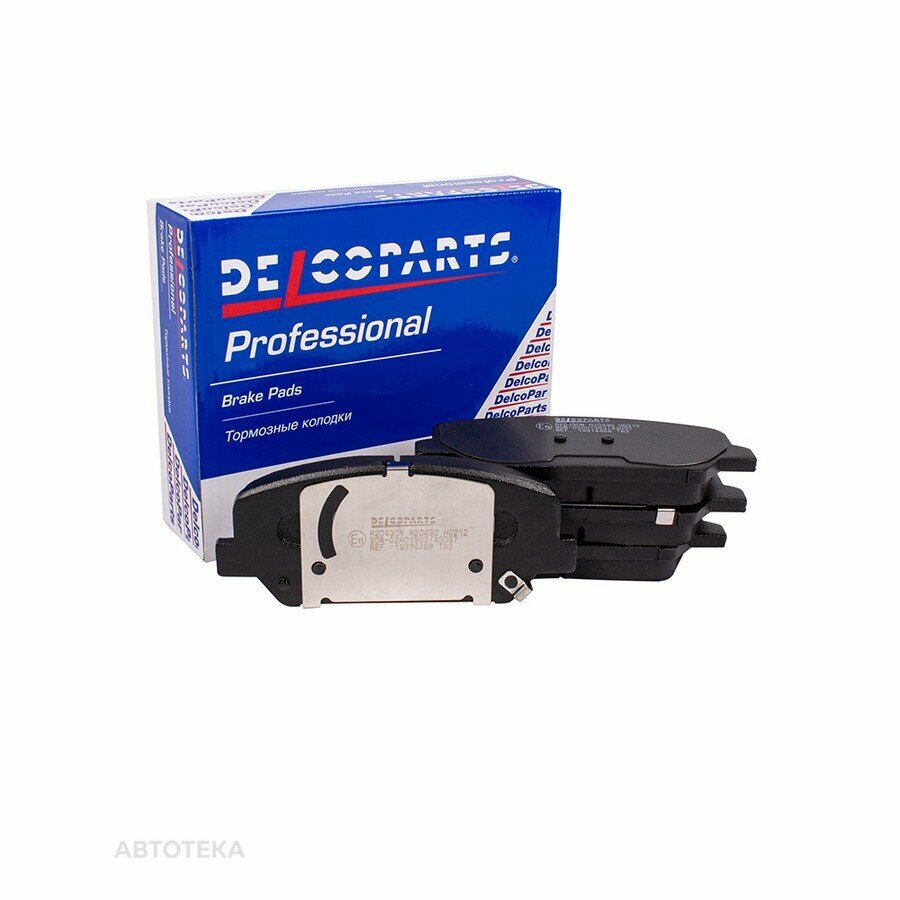 Колодки тормозные HYUNDAI i30/ELANTRA 11-/CEED R16" 12- передние DELCOPARTS 19374468