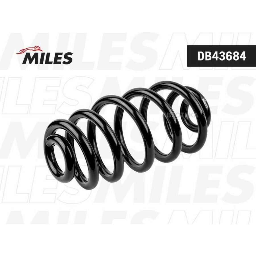 Пружина подвески AUDI A4 01-/ SEAT EXEO 08- зад. MILES DB43684