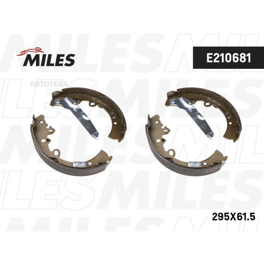 Колодки тормозные барабанные TOYOTA HILUX 05- (TRW GS7811) E210681 MILES E210681