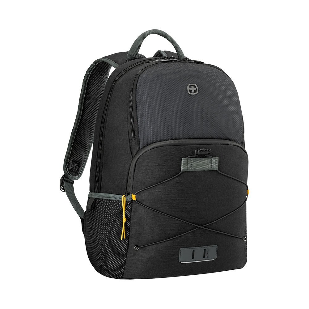 Wenger 612564 Рюкзак wenger trayl 15.6, чёрный, переработанный пэт, 34x20x45 см, 22 л.