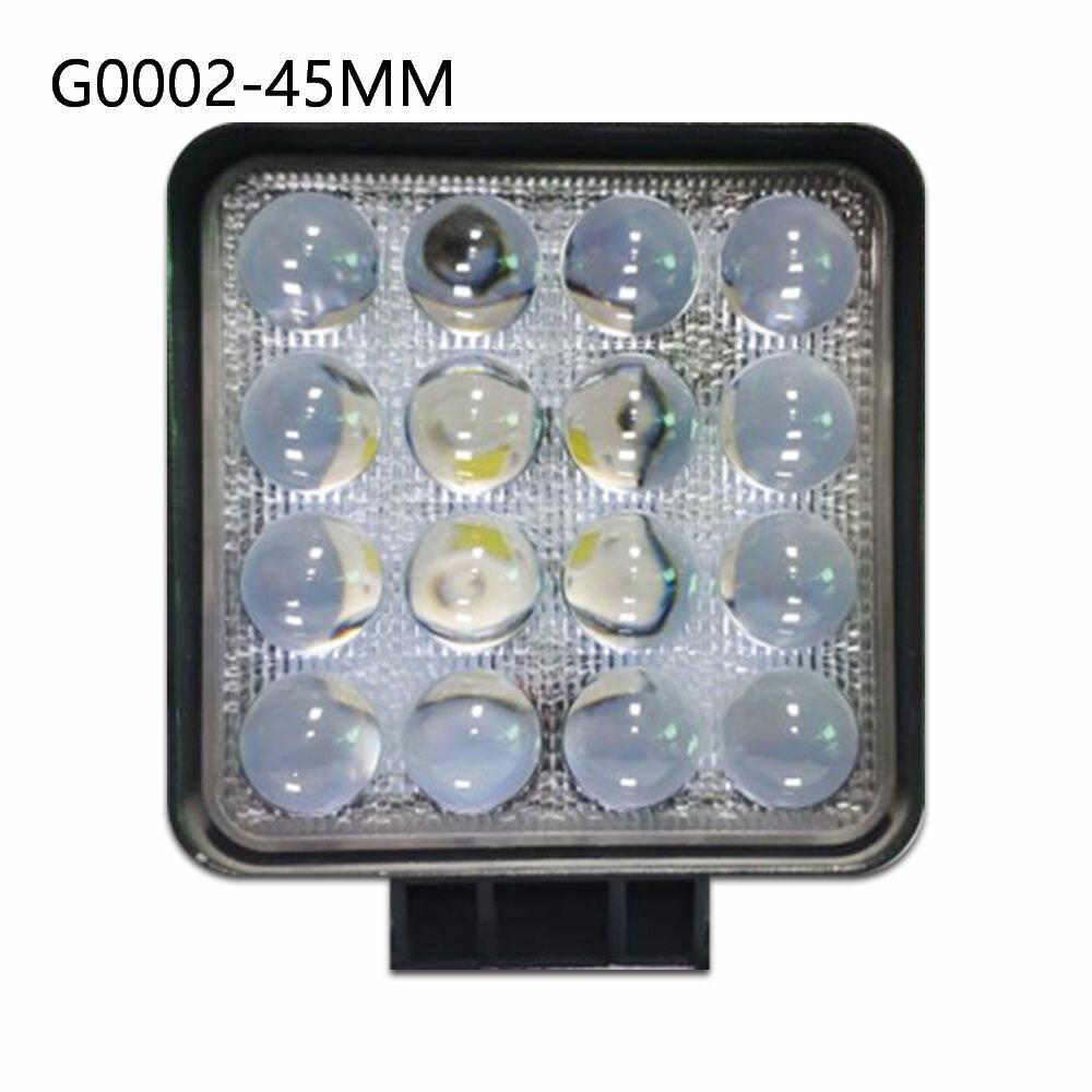 Фара светодиодная CH006 48W S 4D 16LED по 3W, 108*108(138)*45мм 12/50V