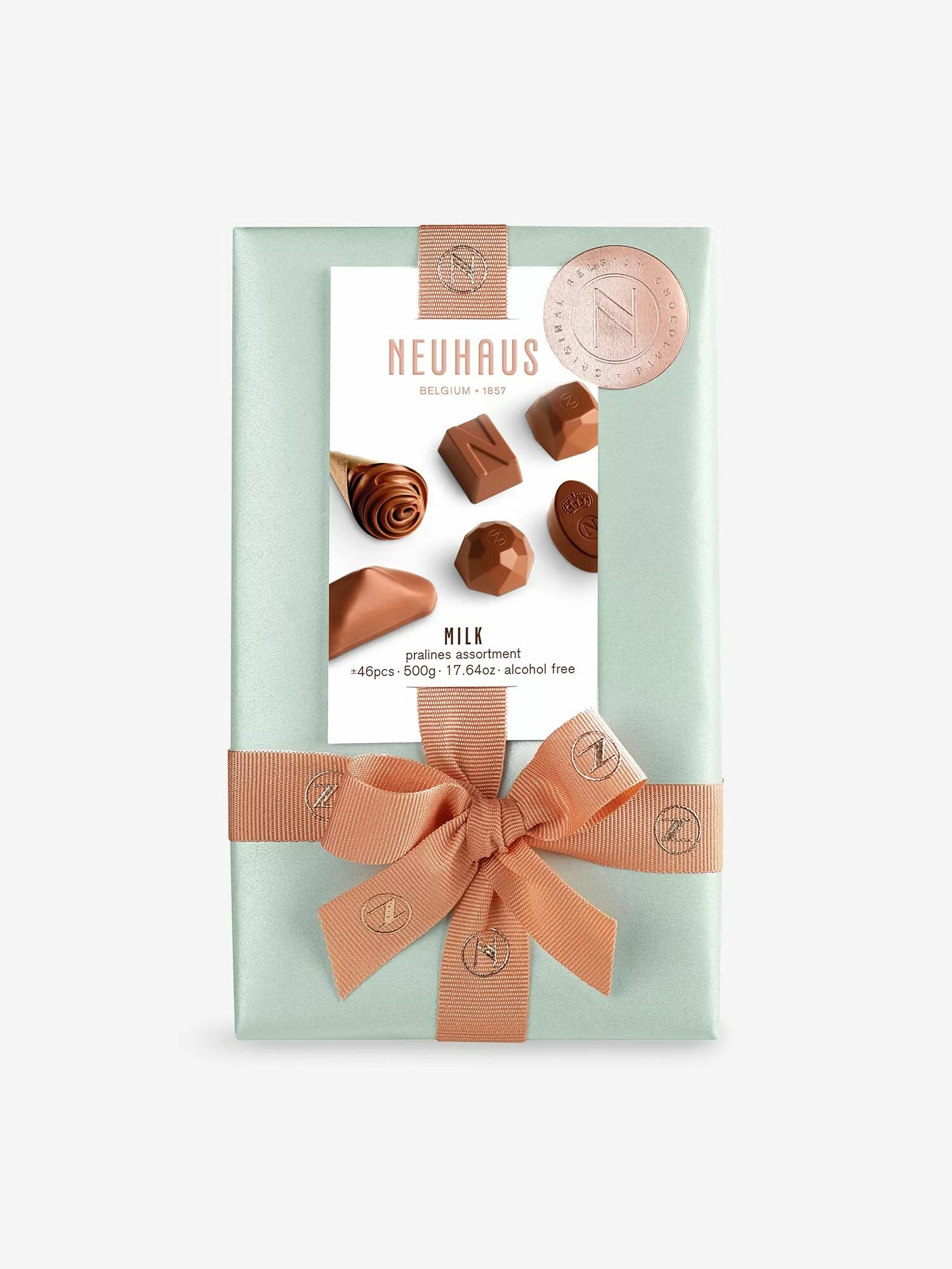 NEUHAUS Пралине из молочного шоколада Milk Chocolate Pralines Box, 500г, 46шт