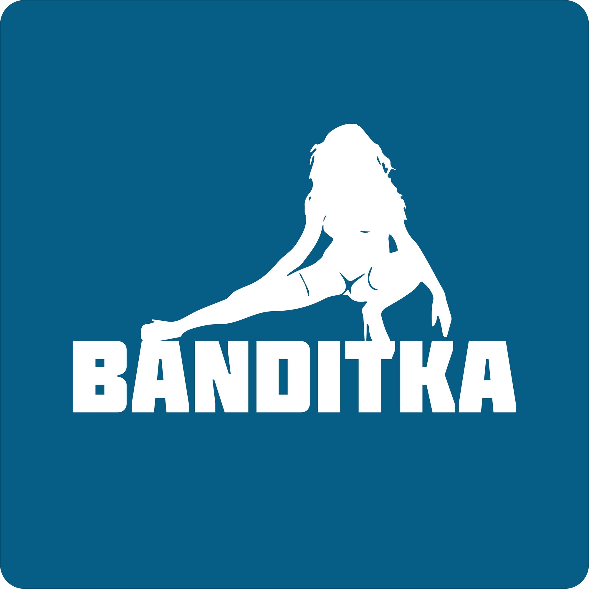 Наклейки на авто Бандитка 25х16 см