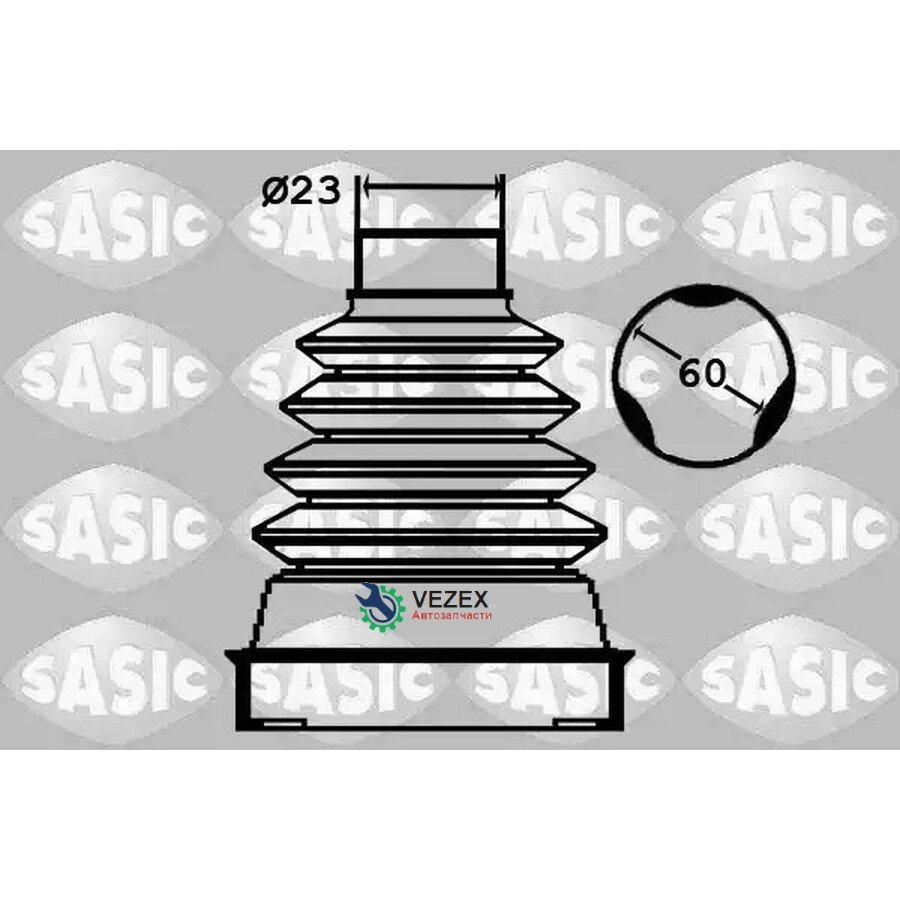 SASIC 1904042 Пыльник шруса