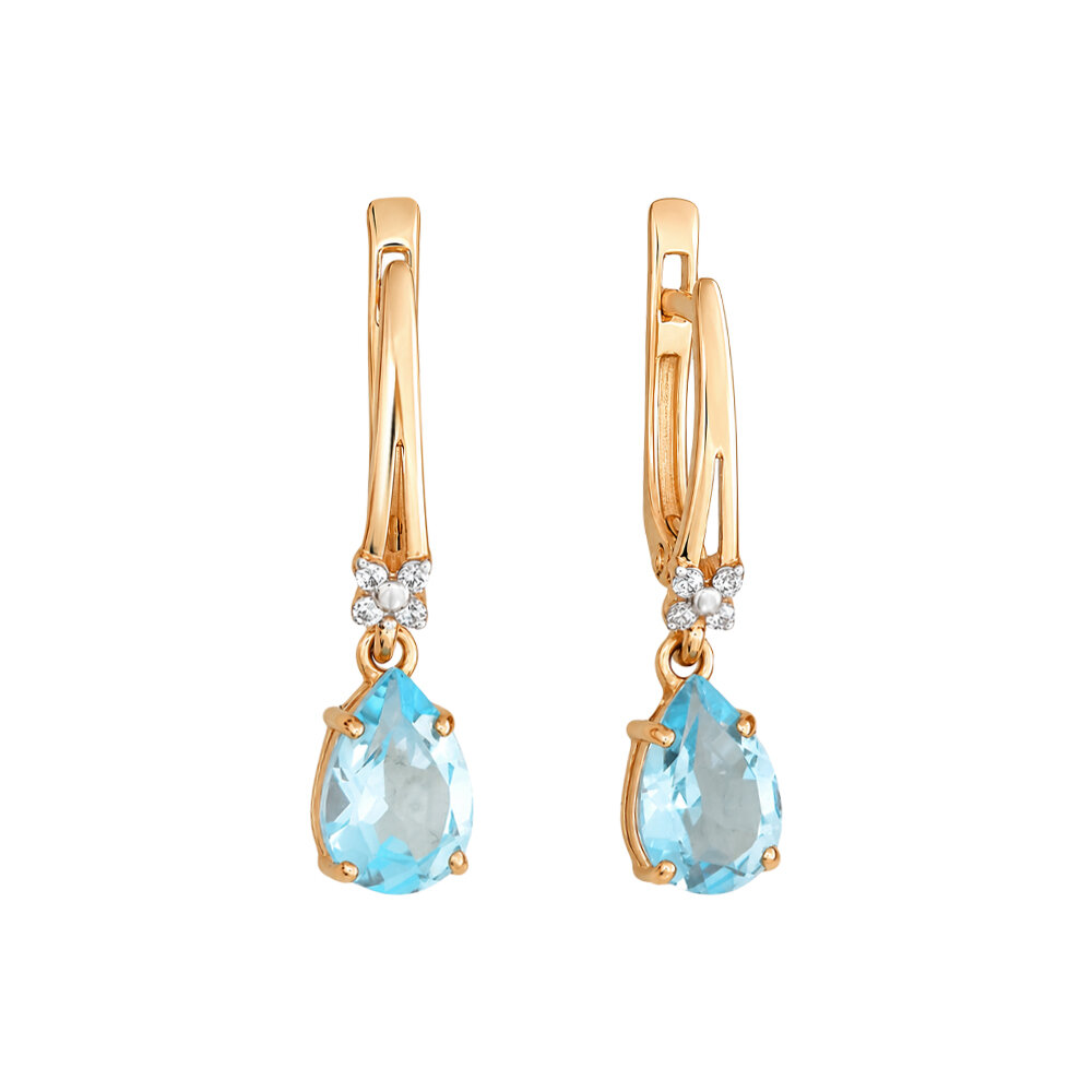 серьги из золота